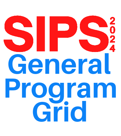 General Program Grid of SIPS 2024 by FLOGEN